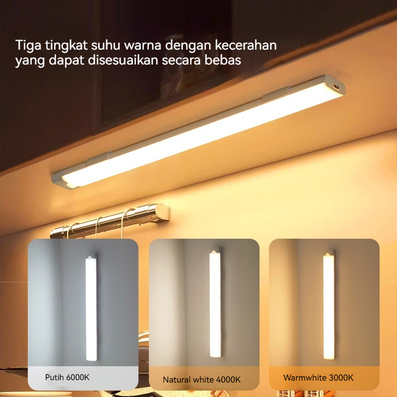Jual Lampu LED Tipis Sensor Gerak Motion Light Lampu Tidur Tempel ...