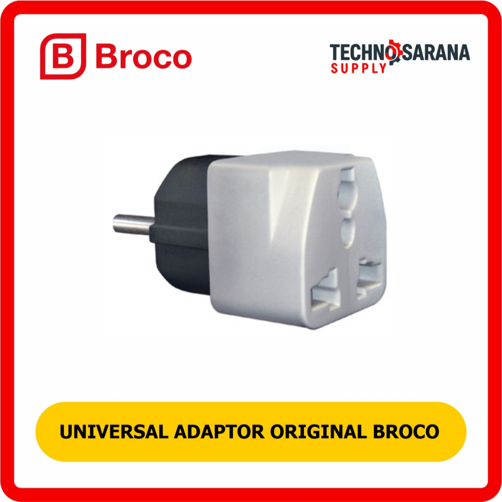 Jual Adaptor Universal Colokan AC Colokan Broco Original | Shopee Indonesia