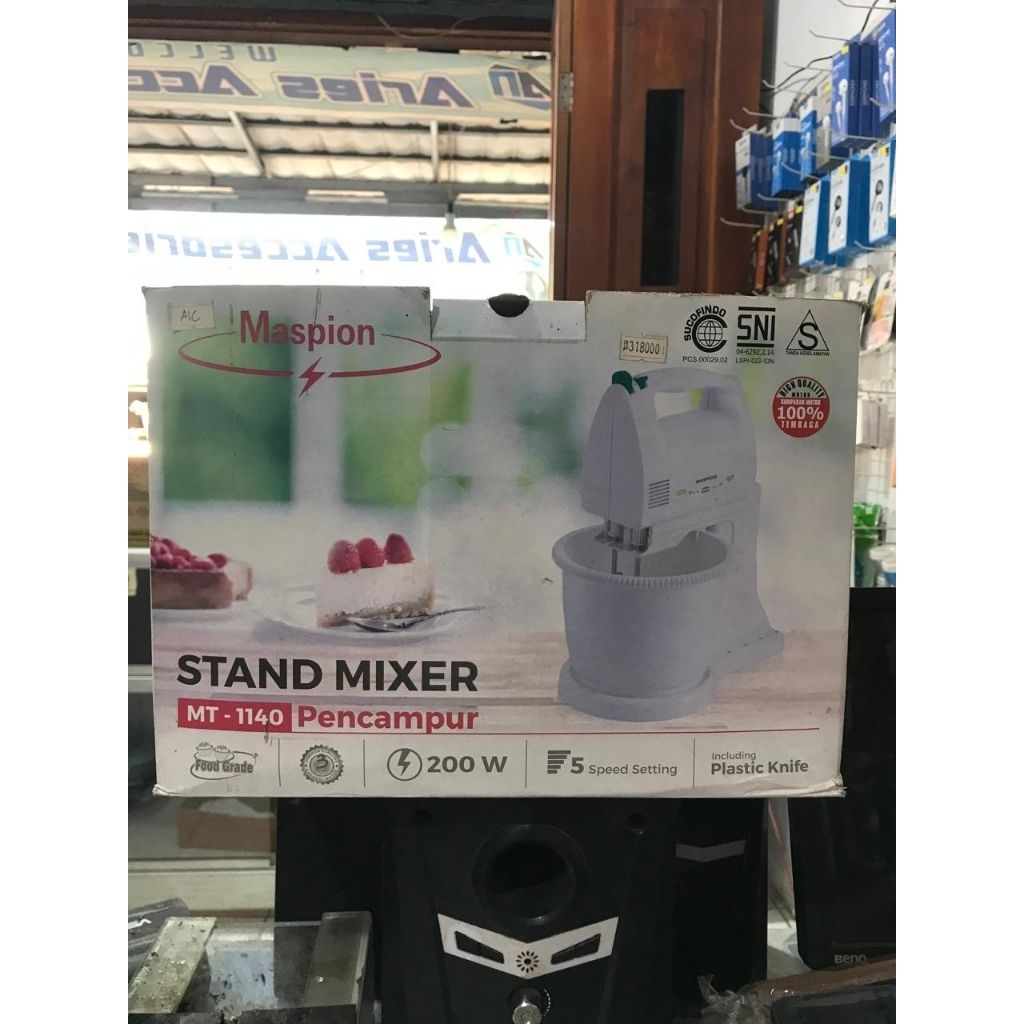 Jual Maspion Stand Mixer MT-1140(BARU) | Shopee Indonesia