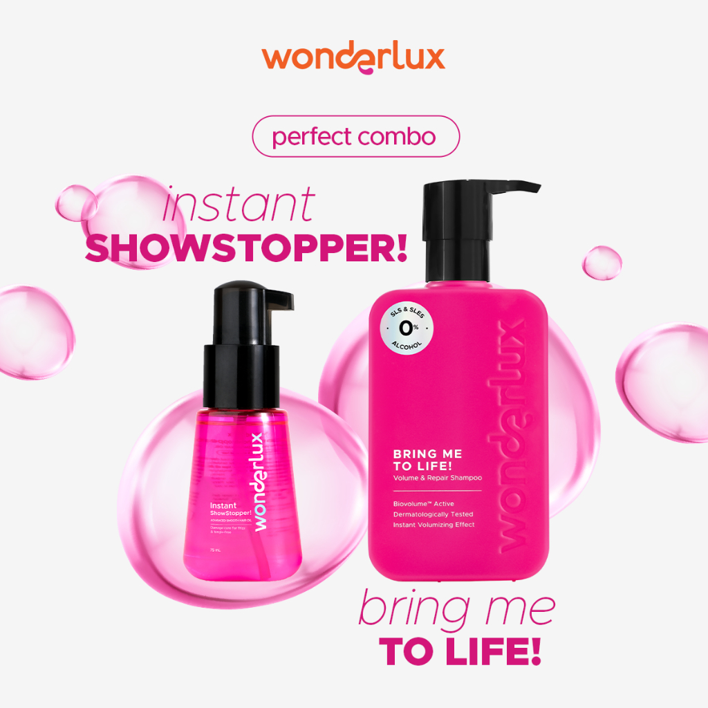 Jual Wonderlux Perfect Combo! Rambut Sehat Badai Anti Frizzy Bebas ...