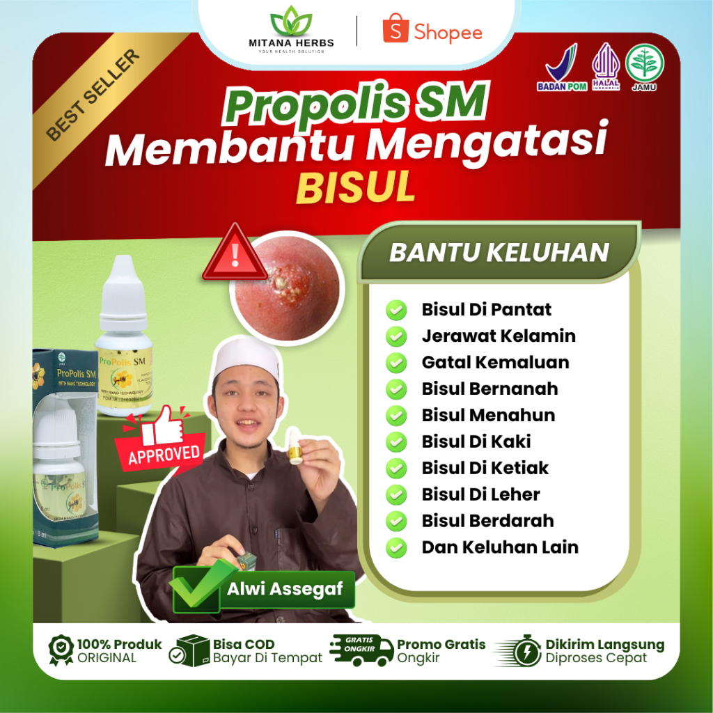 Jual Propolis SM Obat Bisul, Bisul di Pantat, Jerawat Kelamin, Gatal ...