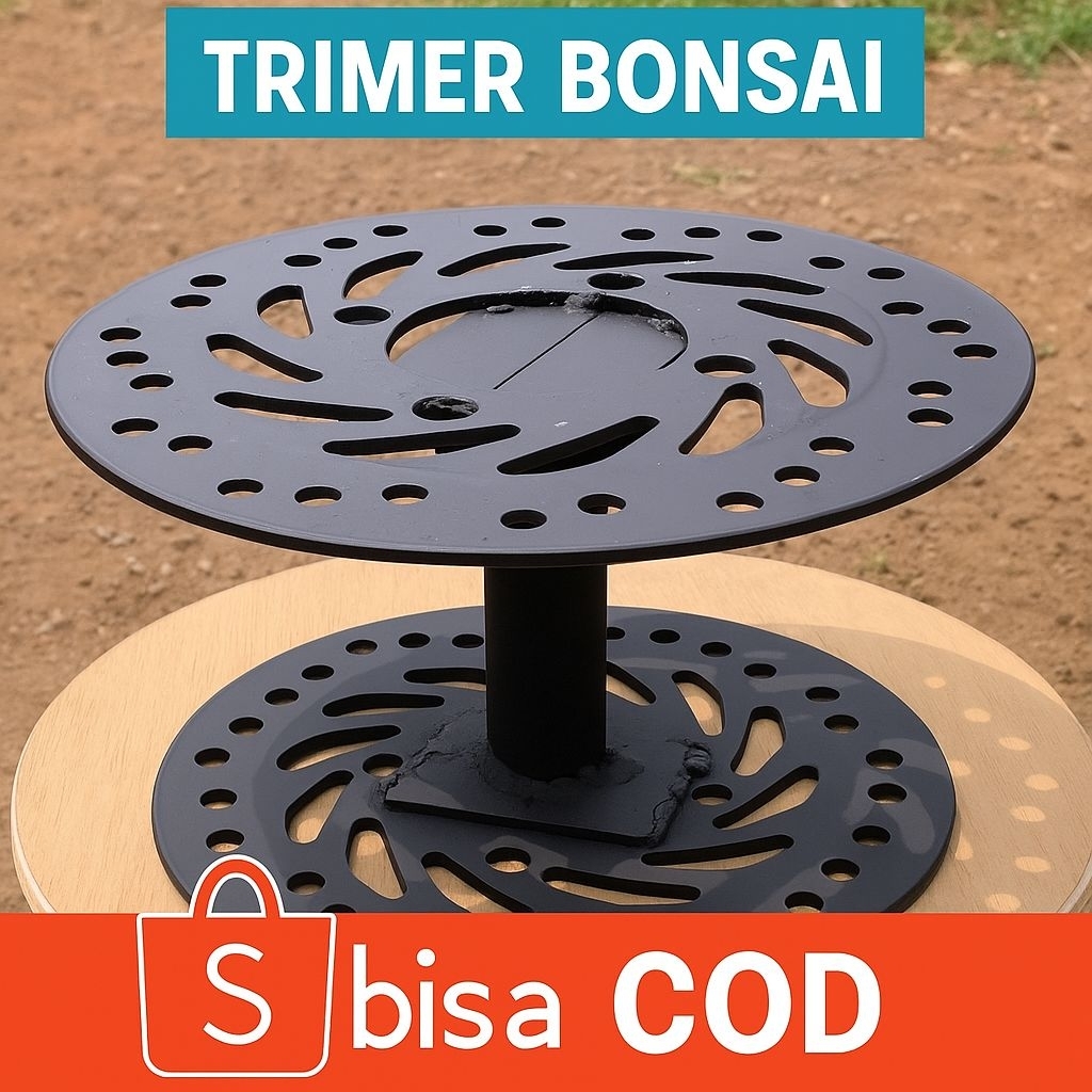 Jual Trimer Bonsai Putar / Tatakan Bonsai Besi Tebal – Alas Putar 360 ...