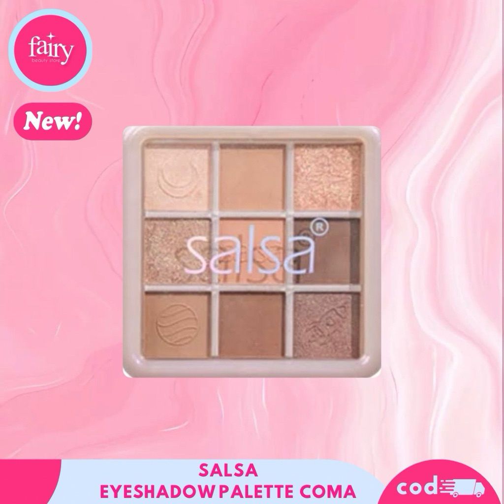 Jual [SALE!!] Salsa Eyeshadow Palette 100% ORI Cosmo | Coma | Eyeshadow ...