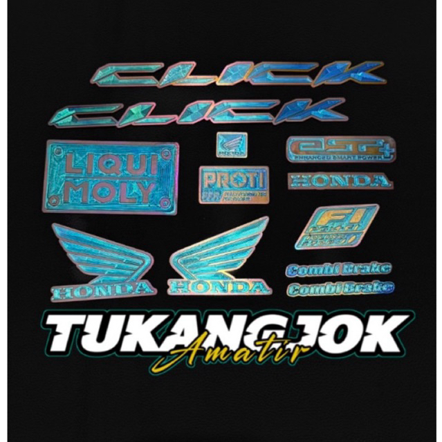 Jual Emblem Click Titanium Original Vietnam, Emblem Paketan Bodi Vario ...