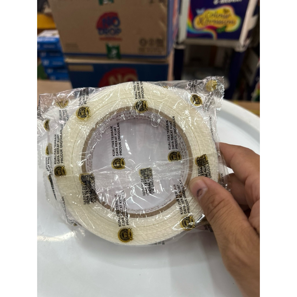 Jual Isolasi Gypsum Mugen/Fiberglass Tape Gypsum Plafon/Lakban Lem Kasa ...