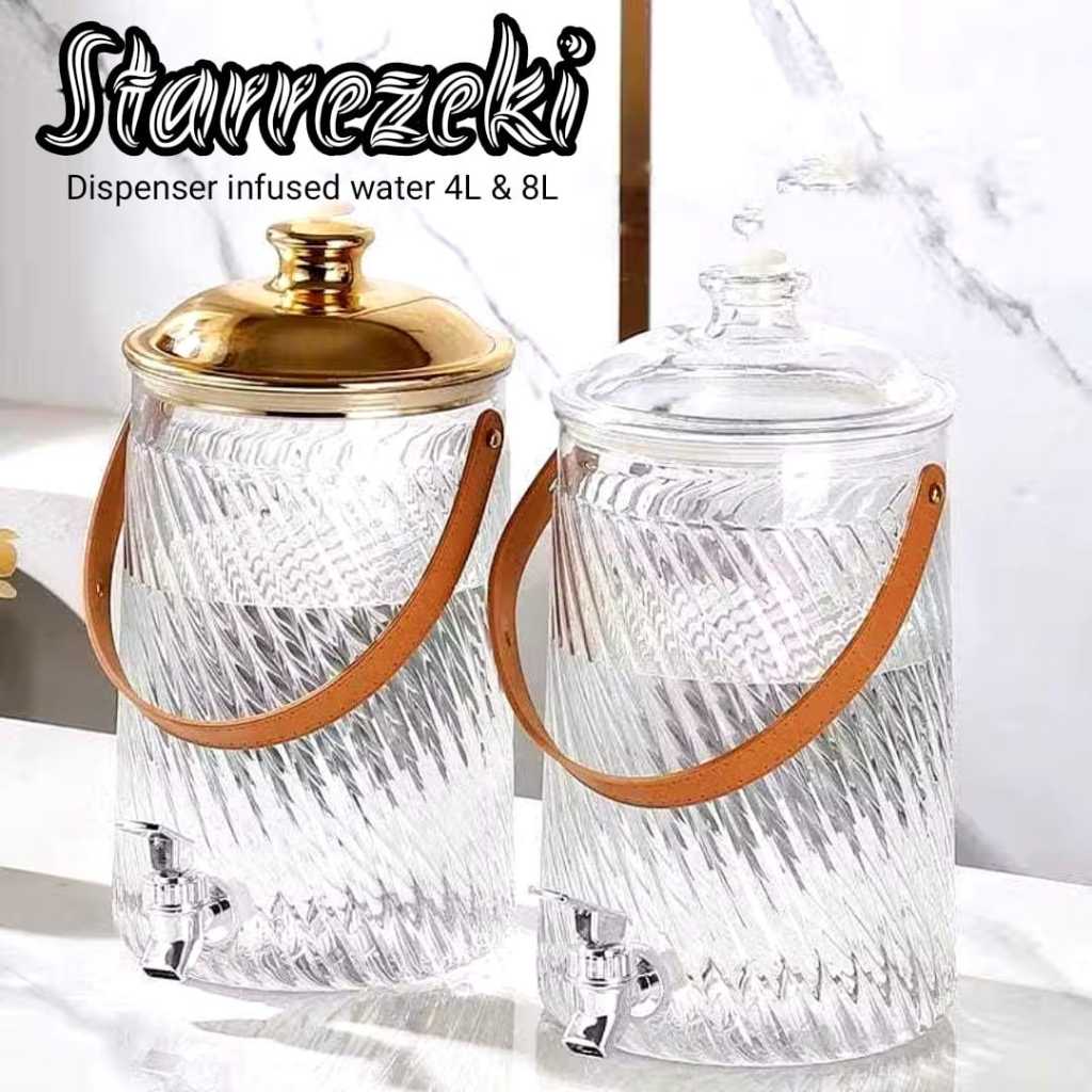 Jual Dispenser Infused Water Juice Water Tank Teko Air Minuman Air 4L ...