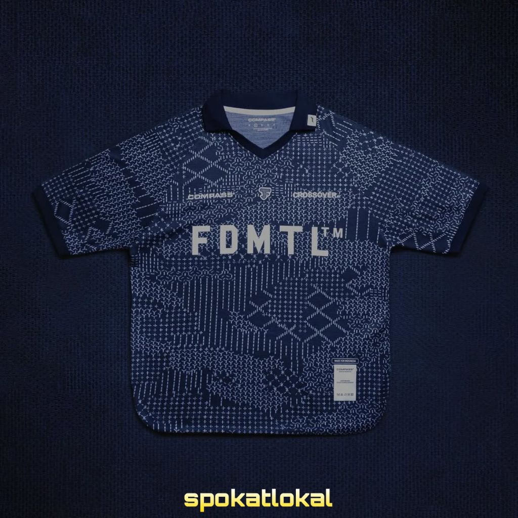 Jual [ORIGINAL] COMPASS X FDMTL X CROSSOVER Jersey Sashiko SIZE S M L ...