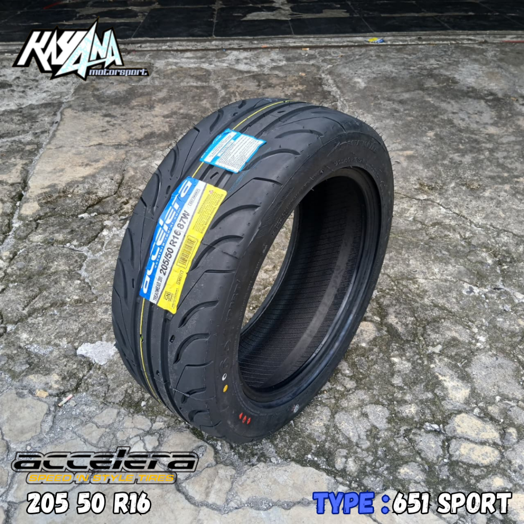 Jual Ban Mobil Semi Slick Ukuran 205 50 R16 Accelera 651 Sport Cocok ...