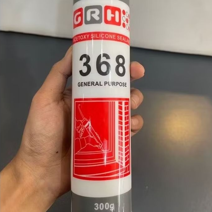 Jual Lem GRH 368 isi 300 gram/ Sealant Asam Lem Kaca /Lem Silikon /Lem ...