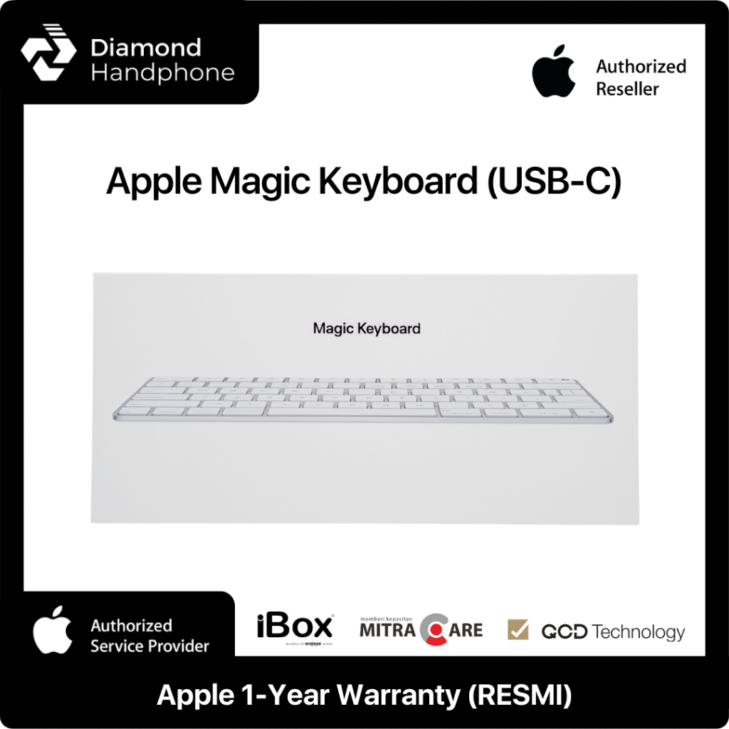 Jual Apple Magic Keyboard USB-C MXCL3 USB C Type C Mac MacBook iMac ...