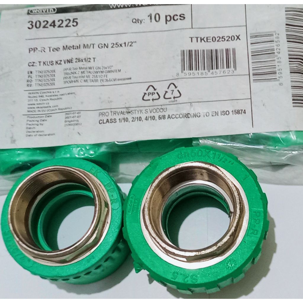 Jual Sok Drat Dalam Ppr 11/2"inch atw dn50mm Piting Pipa Female Theread ...