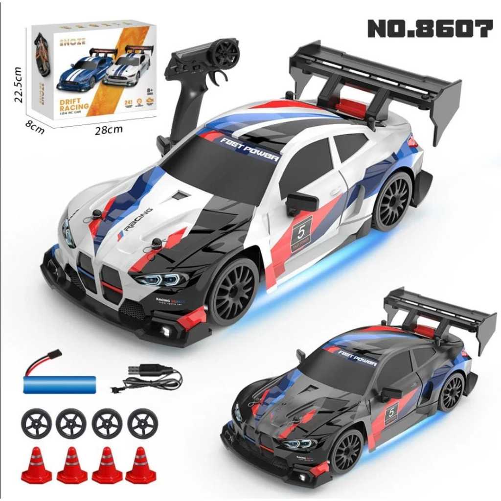 Jual RC Drift Car 1:24 4WD Semi Propo Proportioal / Mainan Mobil Balap ...