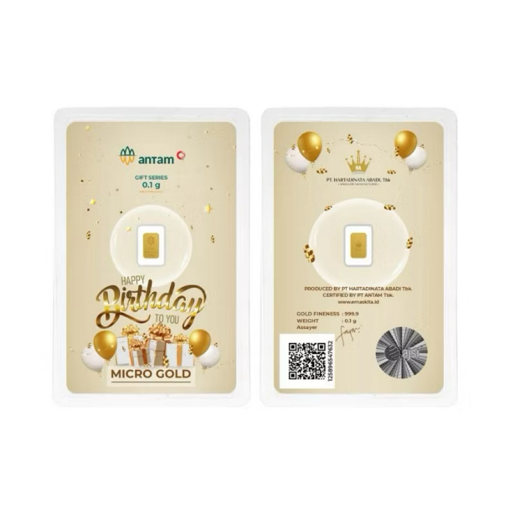 Jual Logam Mulia Hartadinata Premium Micro Gold Seri Happy Birthday ...