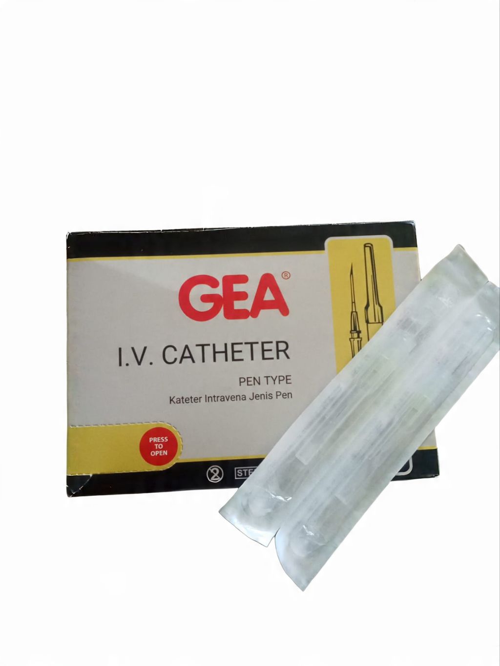 Jual I.V catheterr GEA 24G / Abbocathh GEA 24G ( per pcs ) | Shopee ...