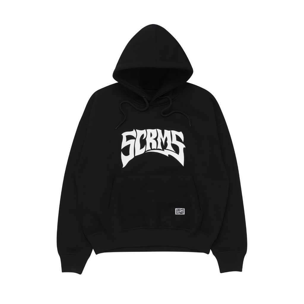 Jual Screamous Sweater Pria Pullover Hoodie Oversize MAZAL BLACK ...