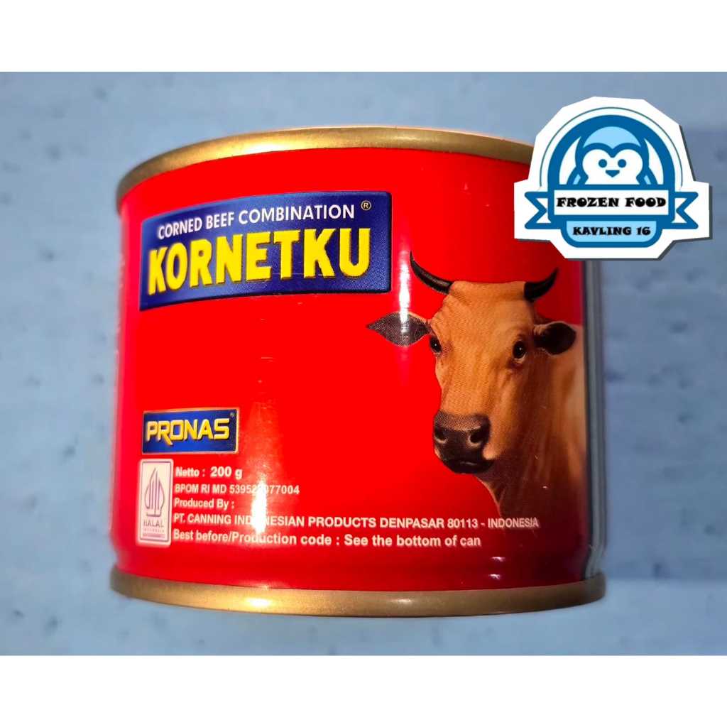 Jual Pronas Kornetku Corned Beef 200Gr / Kornet Sapi 200Gr | Shopee ...