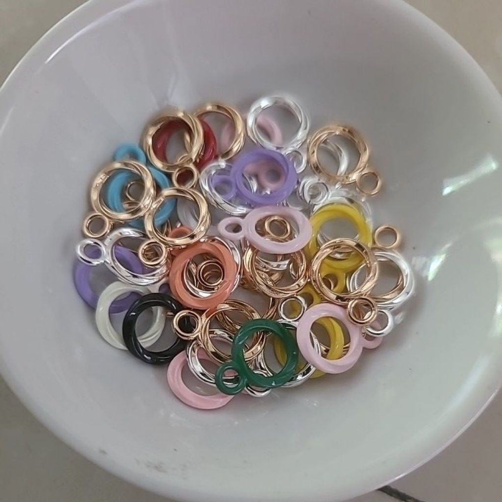 Jual ACC DIY jump ring dan ring bandul | Shopee Indonesia