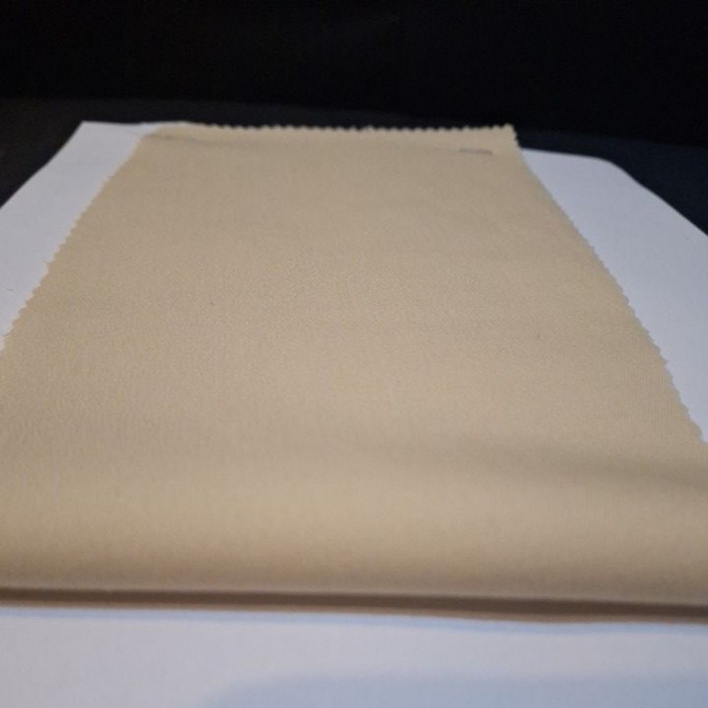 Jual Kain Bahan woll Linen premium warna Cream ivory ( Harga 50 cm ...