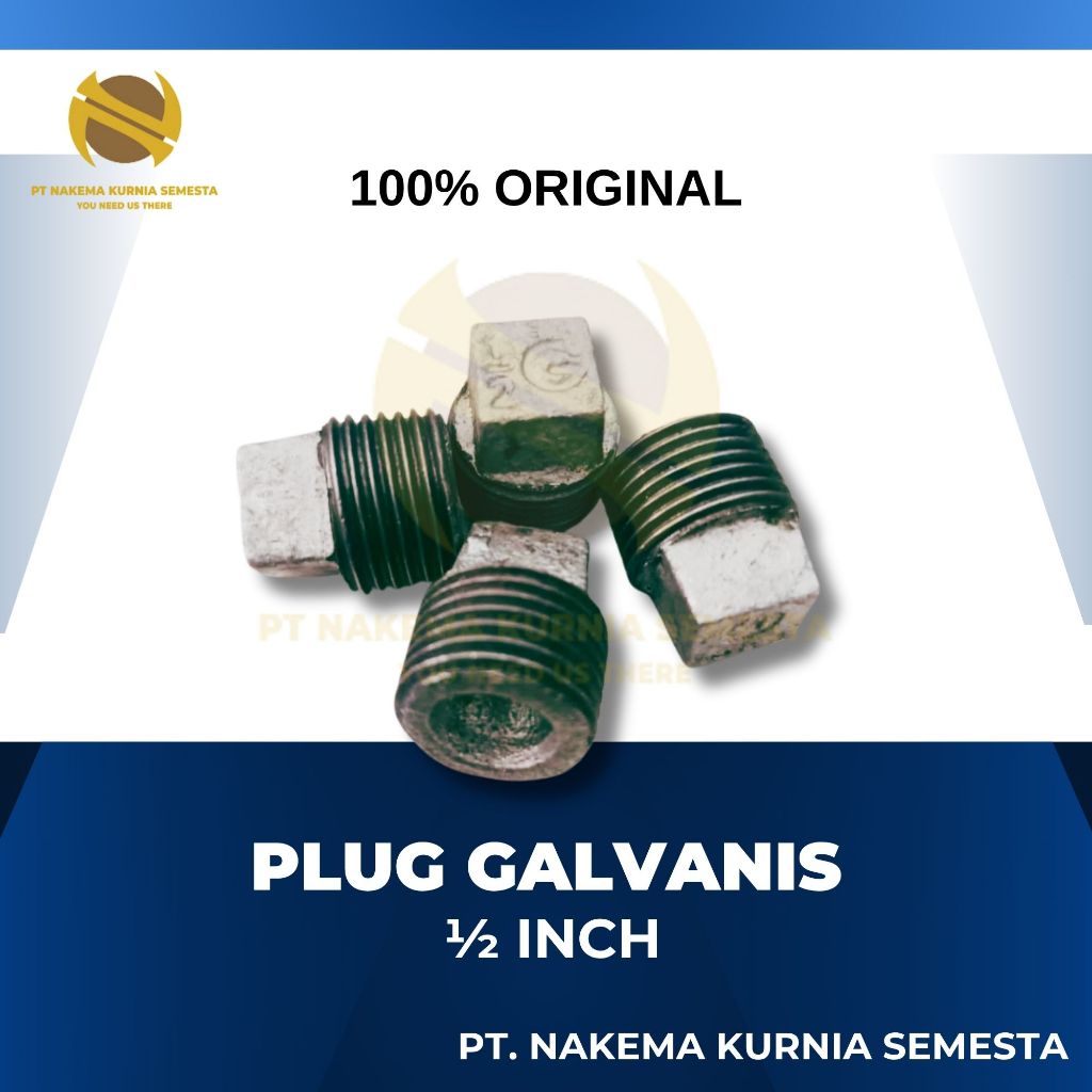 Jual PLUG GALVANIS 1/2 INCH, 100% ORIGINAL | Shopee Indonesia