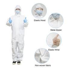 Jual BAJU APD OVERALL SUIT BAHAN PARASUT ANTI BAKTERI NODA VIRUS ANTI ...