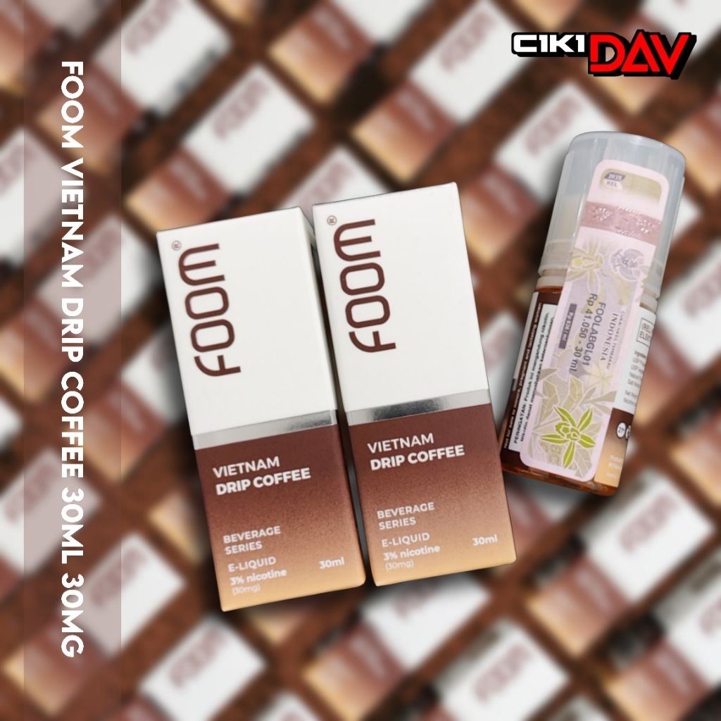 Jual FOOM Vietnam Drip Coffee Eliquid 30ML | Shopee Indonesia