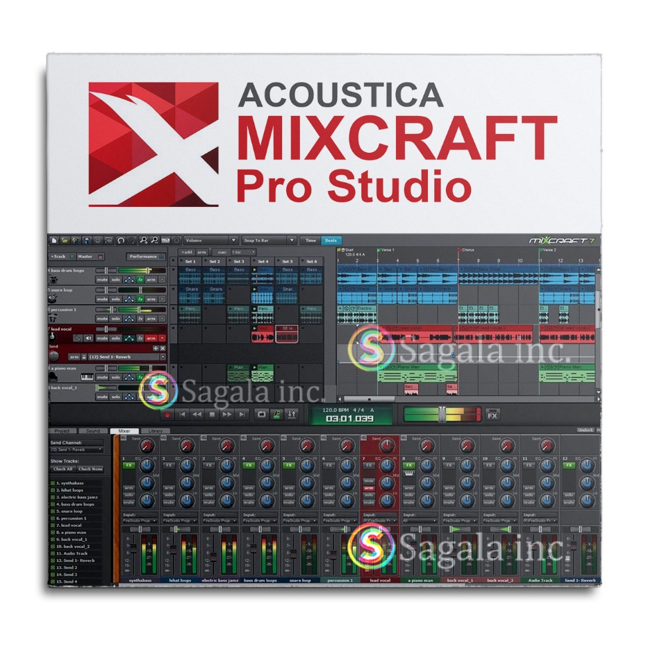 Jual ACOUSTICA MIXCRAFT - WINDOWS - DAW AUDIO MIXING EDITING MASTERING ...