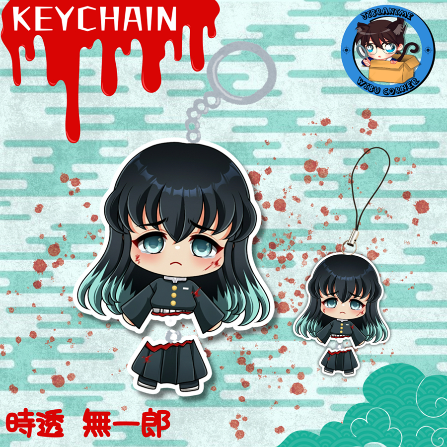 Jual gantungan kunci akrilik Muichiro Tokito kiko demon slayer | Shopee ...