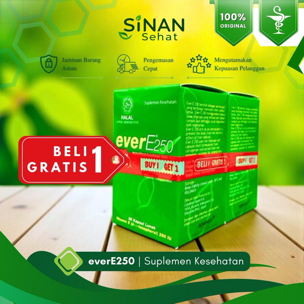 Jual Ever E250 Botol Isi 30 Kapsul | Ever E 250 Beli 1 Gratis 1 ...
