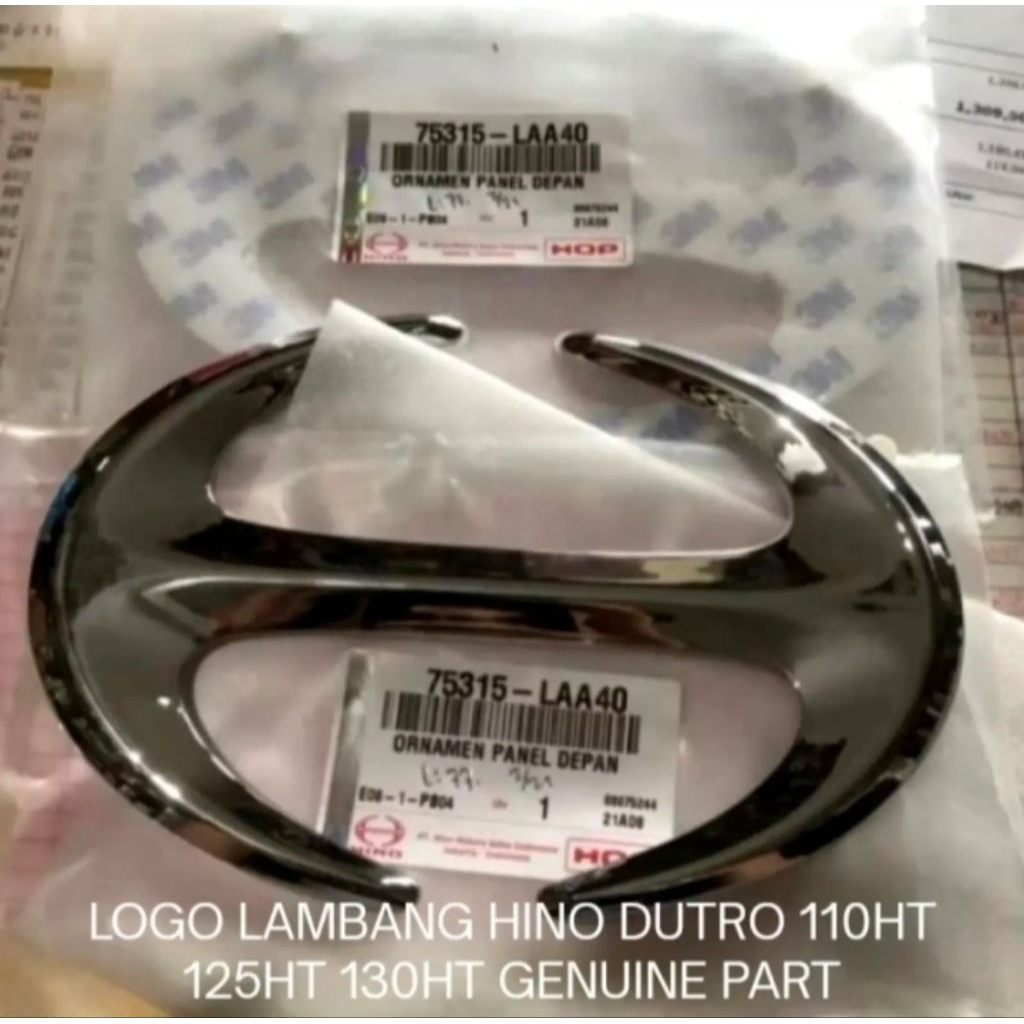 Jual LOGO LAMBANG HINO DUTRO 110HT 125HT 130HT GENUINE PART | Shopee ...