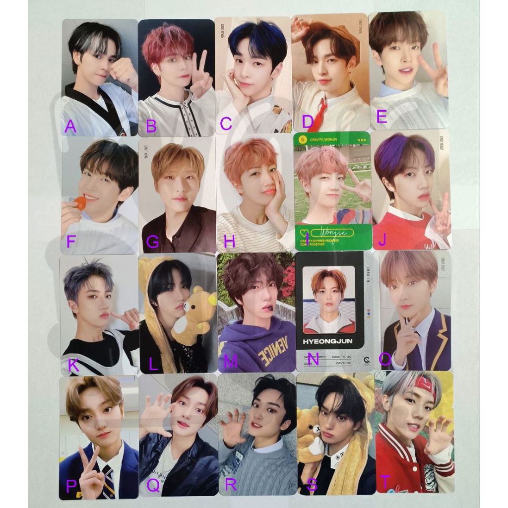 Jual CRAVITY Photocard PC Album Hideout S3 BOV Soundwave SW WITS LIOC ...