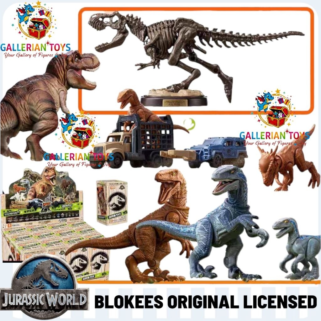 Jual [BARU] BLOKEES Figures Jurassic World Terraventure TS01 Toys ...