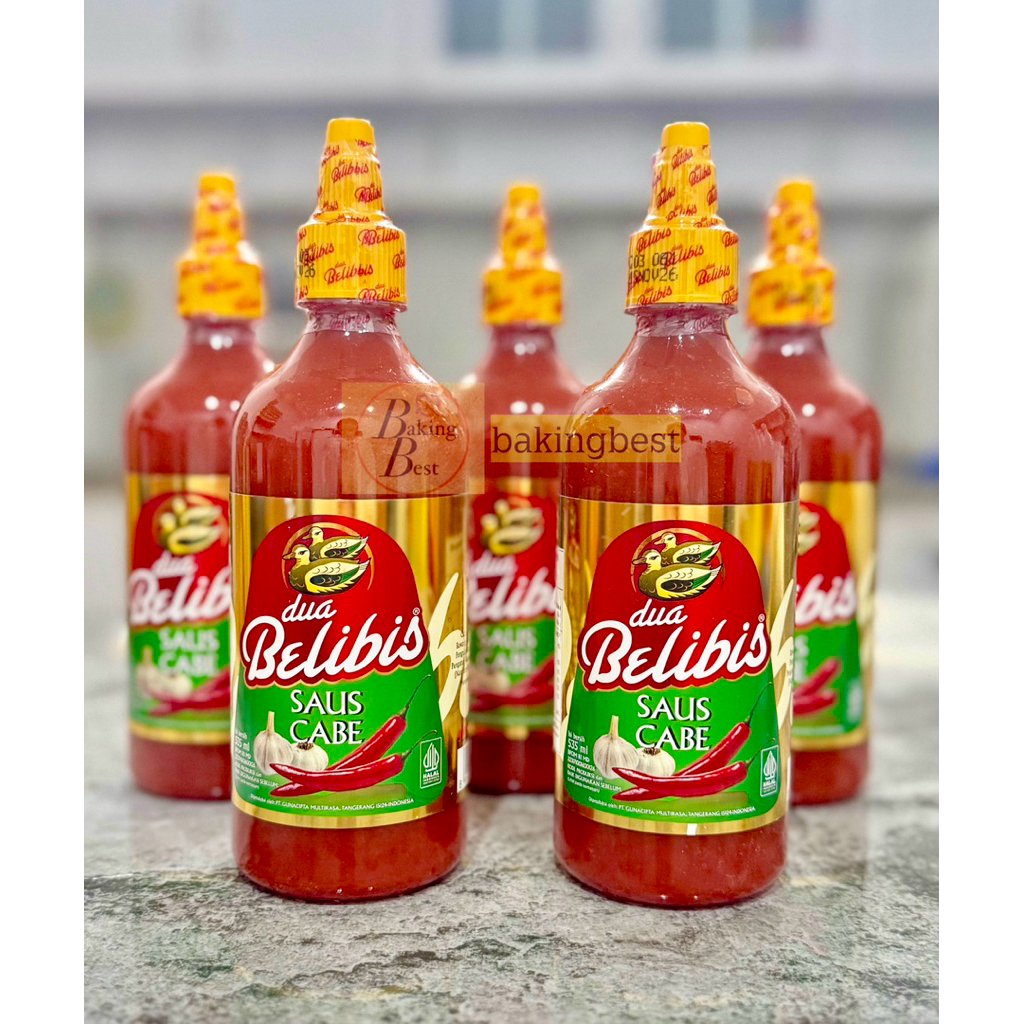 Jual SAUS CABE Botol 535 ml DUA BELIBIS Halal BPOM RI Cabe Asli untuk ...