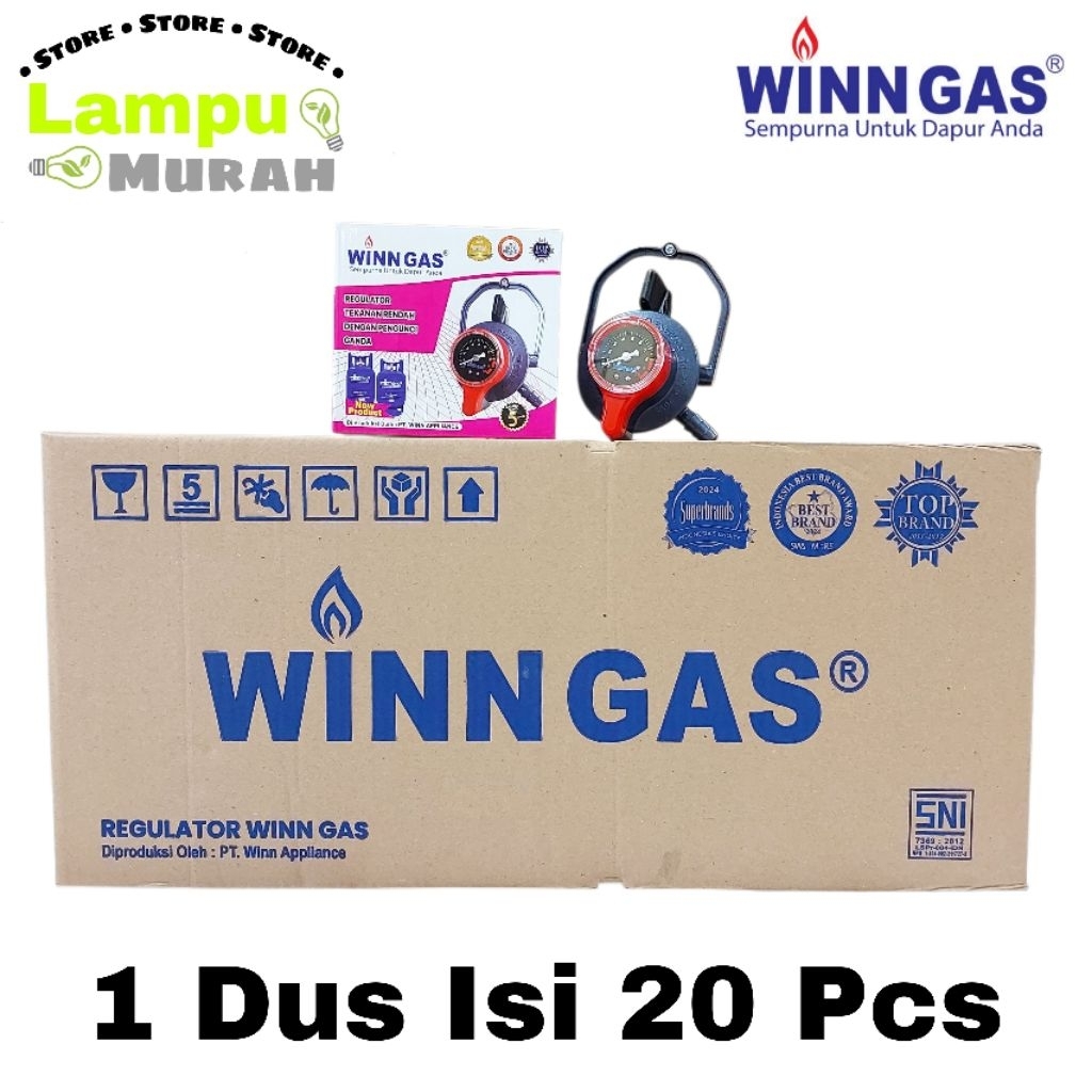 Jual Regulator Gas Winn Gas W 900 M (1 Dus Isi 20 Pcs) - Paket Usaha ...