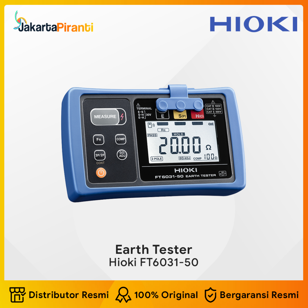 Jual Digital Earth Tester Grounding Megger Tanah Hioki FT6031-50 Hioki ...