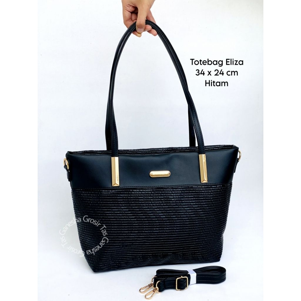 Jual Totebag Eliza Tas Kerja Wanita Fashion Tas Kuliah Bisa Selempang ...