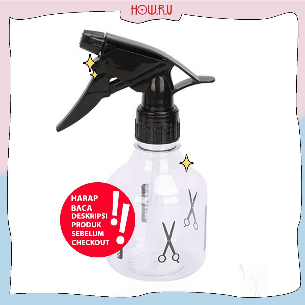 Jual [DEFECT] Botol Barber Spray Kosong 250ml Material ABS | Shopee ...