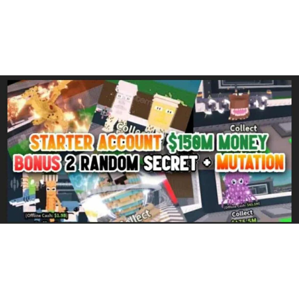 Jual Akun 150M$ Steal A Brainrot 2 Secret Mutation | Shopee Indonesia