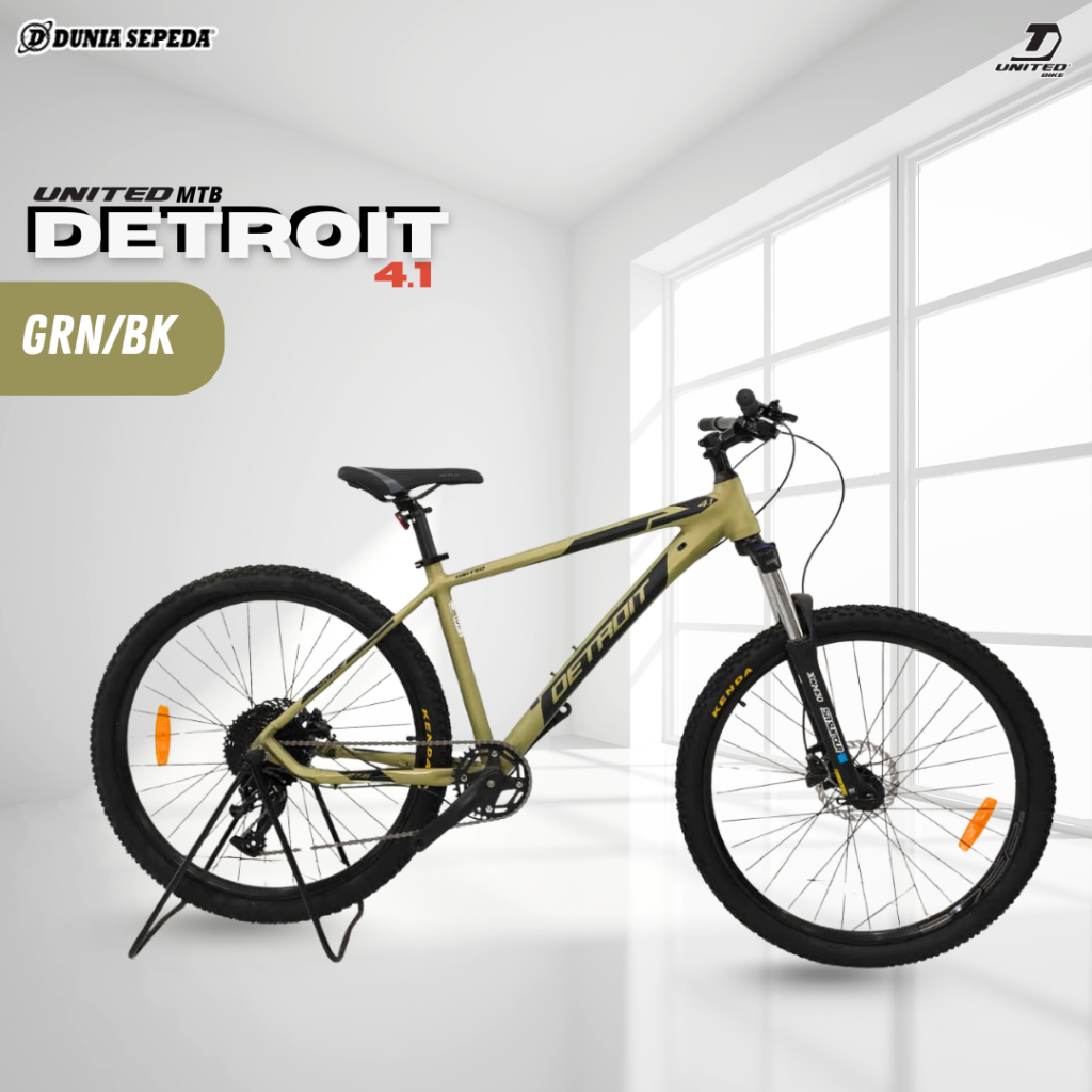 Jual Sepeda Gunung Mtb 27.5 United Detroit 4.1 Shimano Deore | Shopee Indonesia