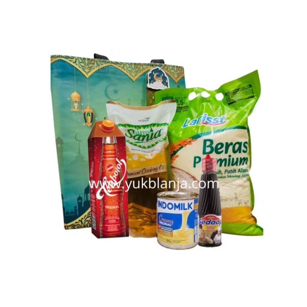 Jual [Paket Sembako Lengkap] Beras - Minyak Goreng - Indomie - Gula ...
