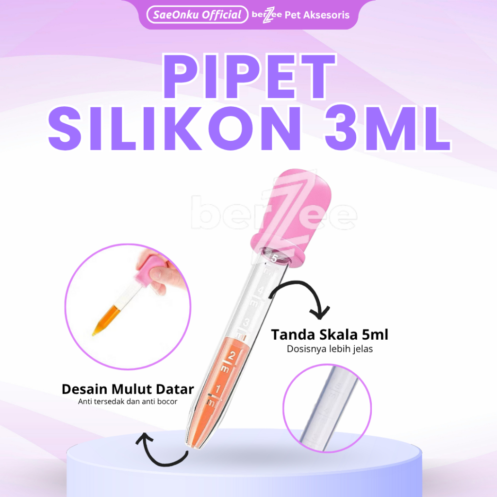 Jual PIPET PLASTIK Kucing Anjing 3ml Untuk Spet Alat Bantu Makan Minum ...