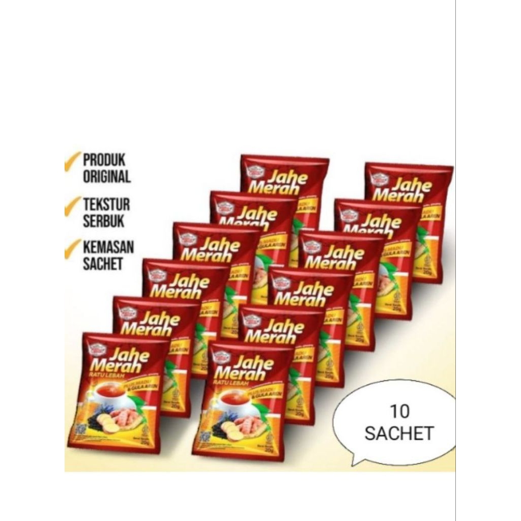 Jual Jahe Ratu Lebah Isi 10 Sachet Minuman Tradisional Indonesia ...