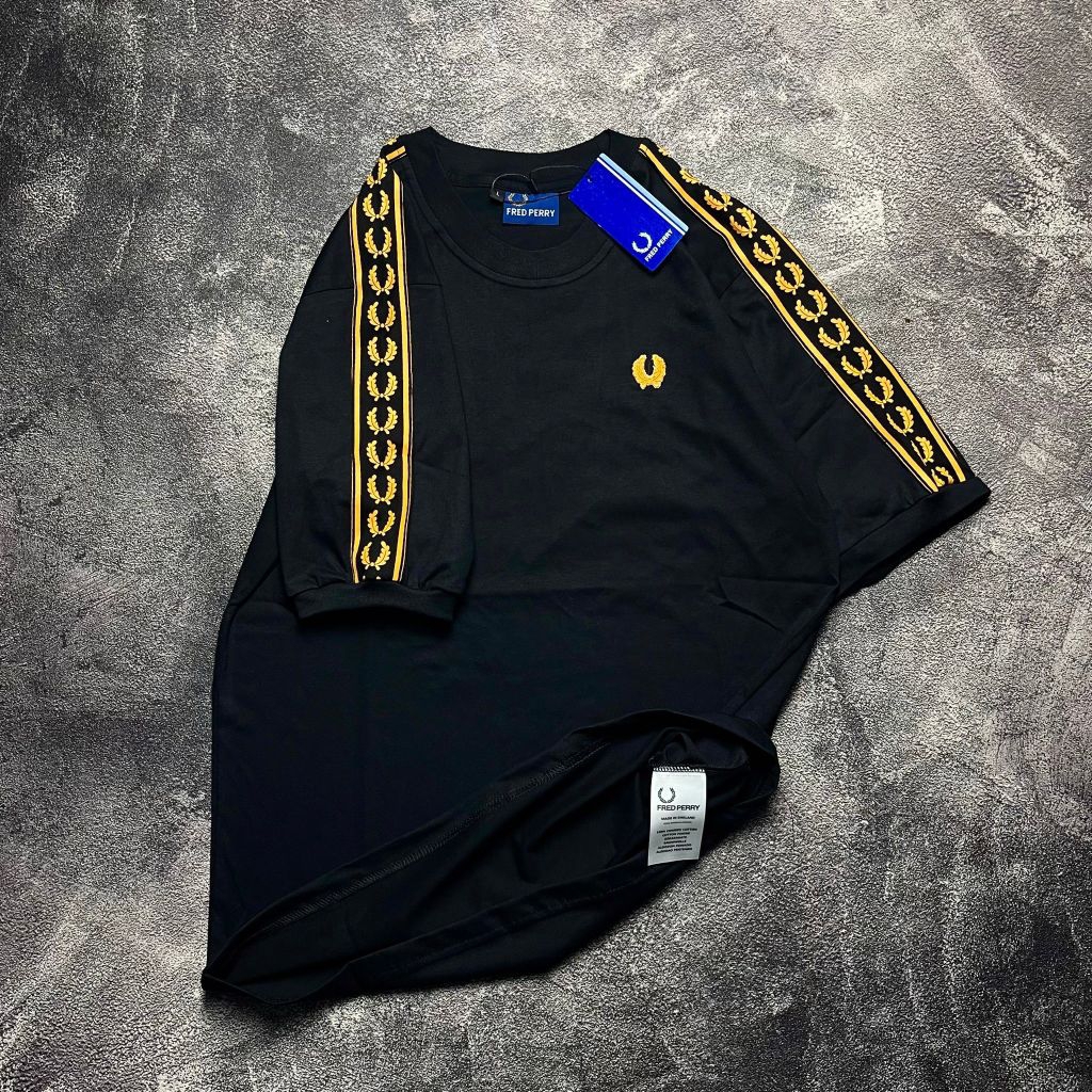 Jual Kaos Fred Perry Taped Classic Full tag | Shopee Indonesia