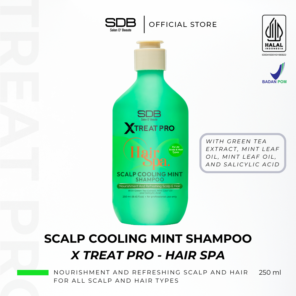 Jual NEW LAUNCH Scalp Cooling Mint Shampoo - X Treat Pro Hair Spa ...