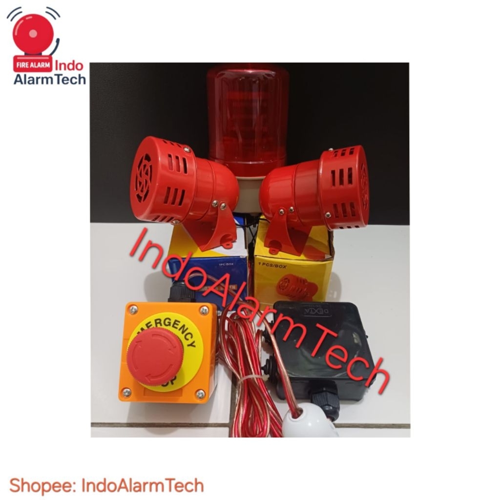 Jual SIRINE PERESMIAN EMERGENCY BAHAYA PERINGATAN FIRE ALARM DOUBLE 2 ...