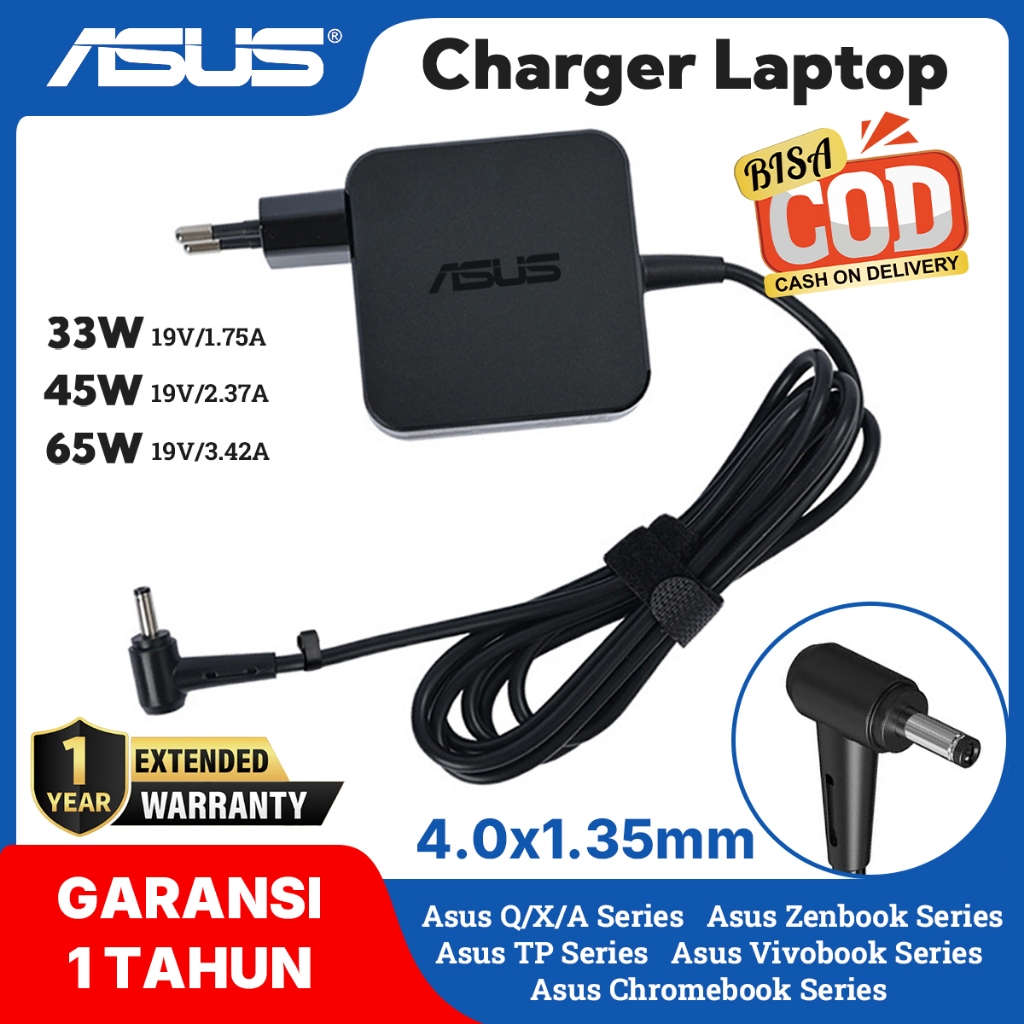 Jual [Garansi 1 T] Original Adaptor Charger Laptop ASUS VivoBook Small ...