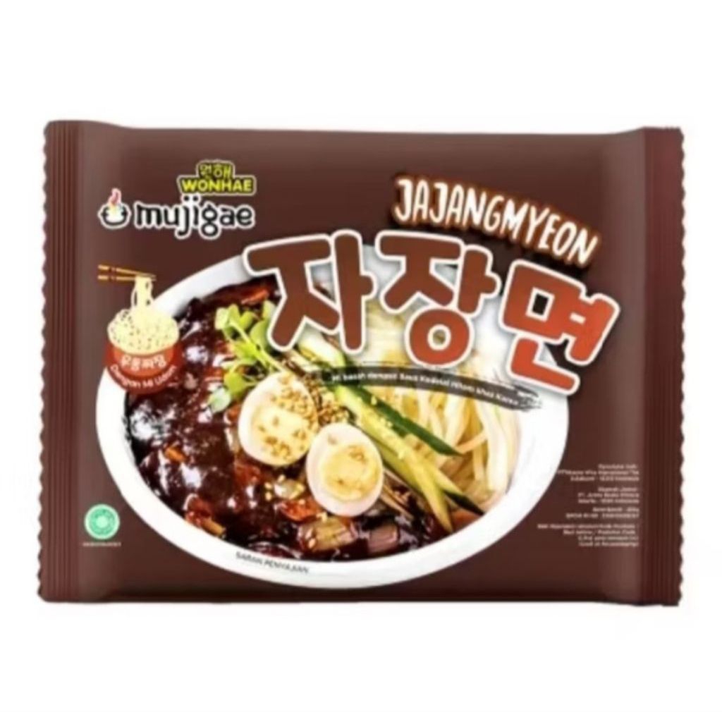 Jual Mujigae Jajangmyeon 265g Halal – Mie Korea Jajangmyeon Asli ...
