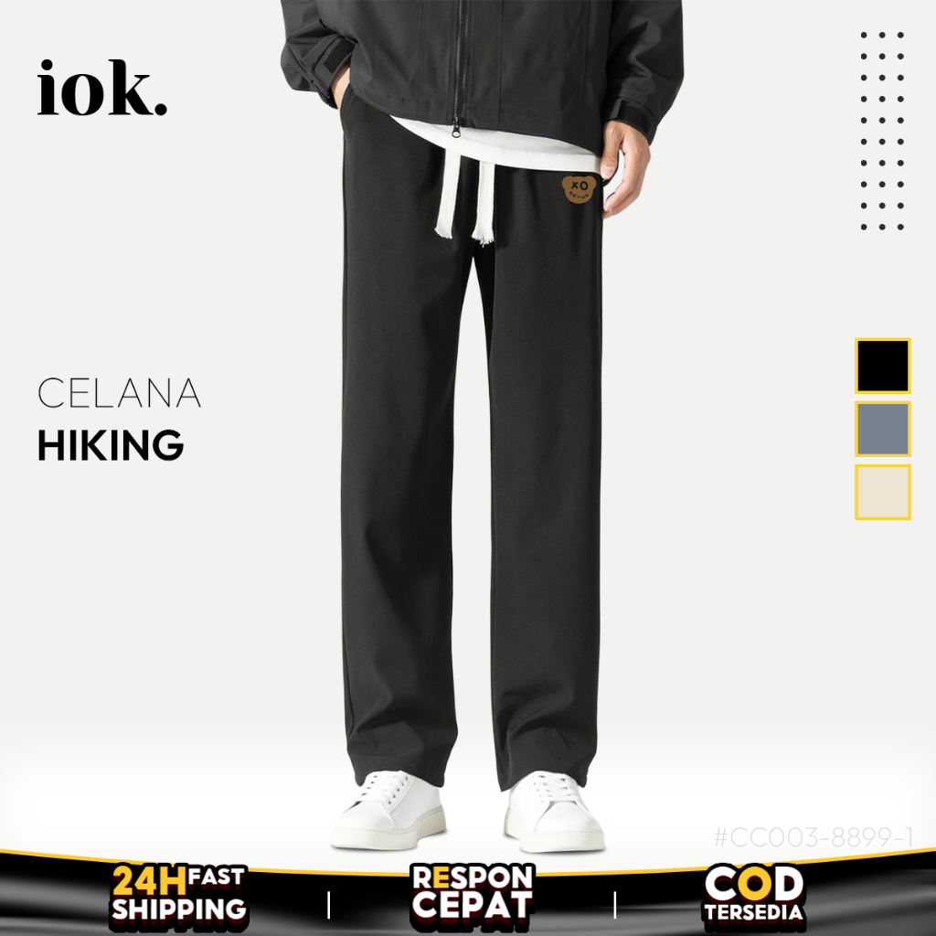 Jual IOK Celana Panjang Pria Santai Nyaman Celana Pria Casual Stylish ...