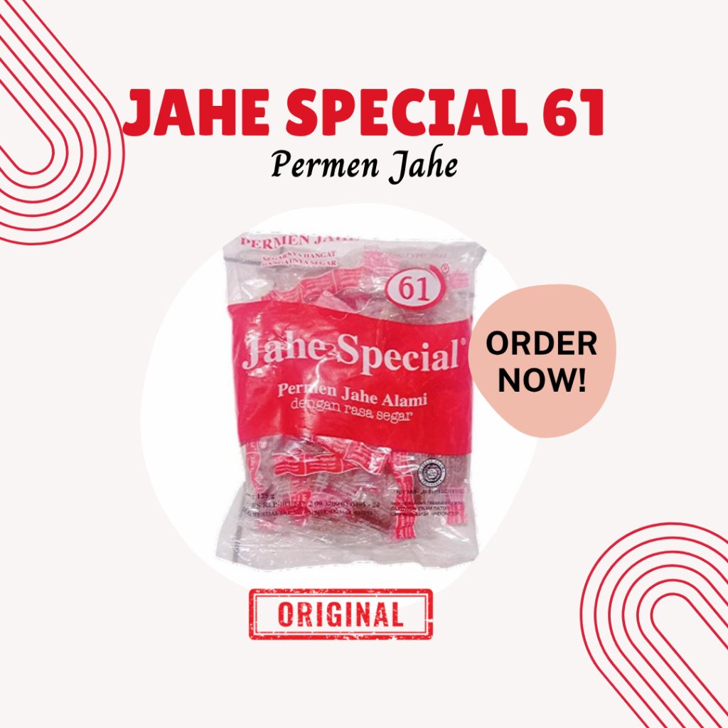 Jual Permen Jahe Special 61 Original permen dari Cirebon Sehat | Shopee ...
