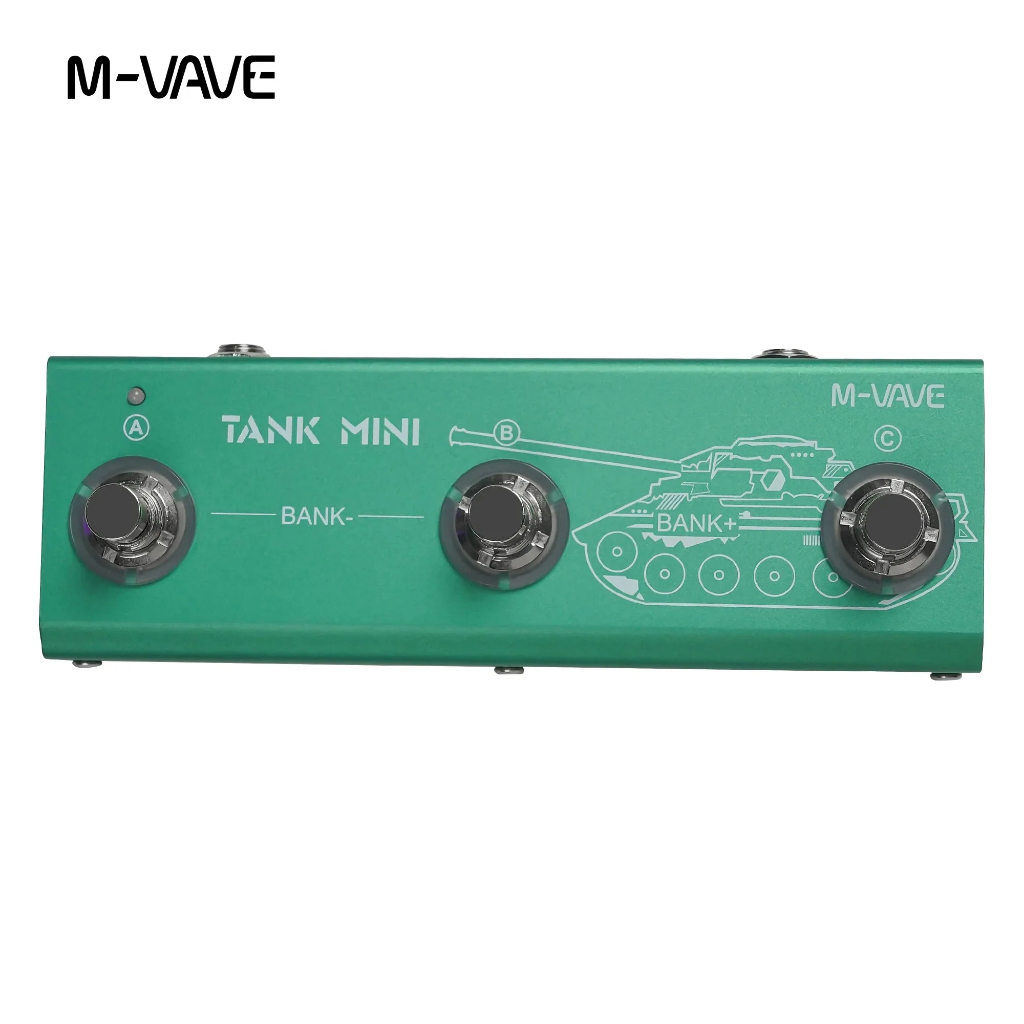 Jual Mvave Guitar Effect Gitar Efek TANK MINI Pedal Strip Controller ...