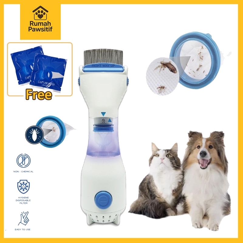 Jual Rumah Pawsitif Vacuum Comb Sisir Kutu Elektrik Rambut Penghilang ...